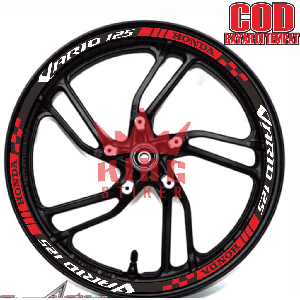 Jual Cutting Stiker Velg Motor Variasi Honda Vario 125 Sticker List ...