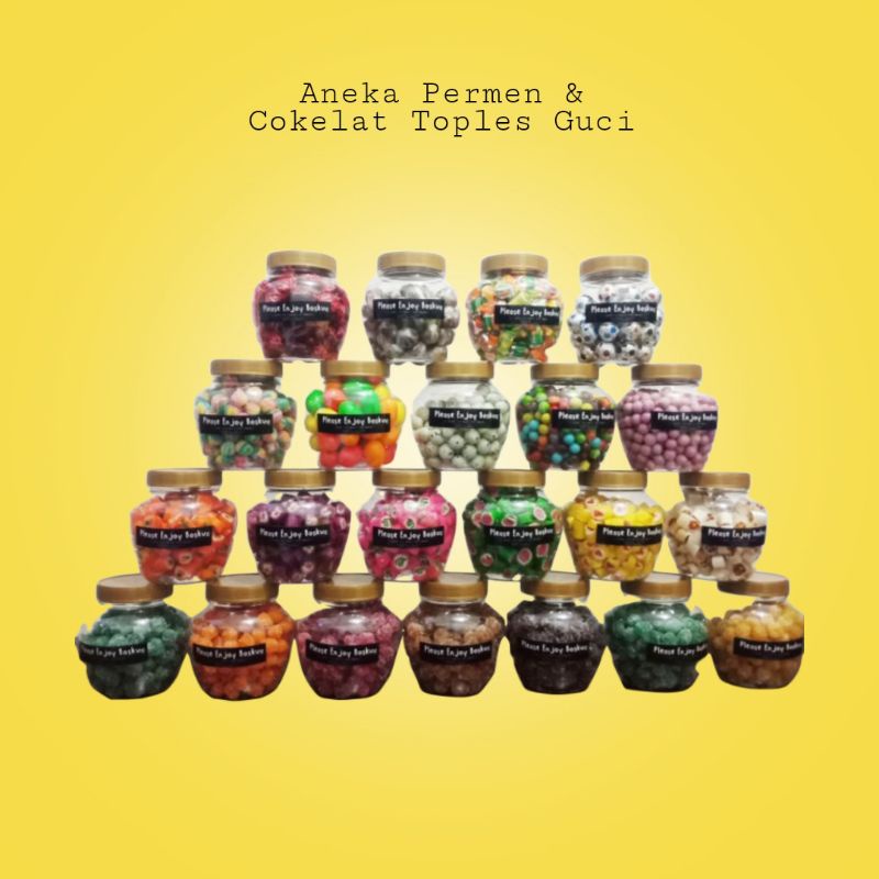 Jual 250gr toples gucci Permen minyak kayu putih asem jawa jahe sirsak ...