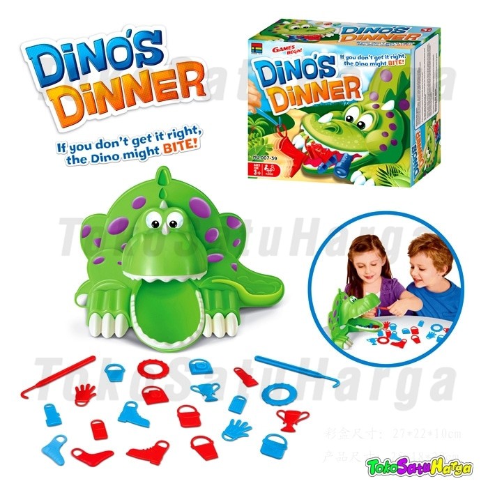 Jual MAINAN DINO DINNER FAMILY GAME BUAYA GIGIT NO.007-39 | Shopee ...