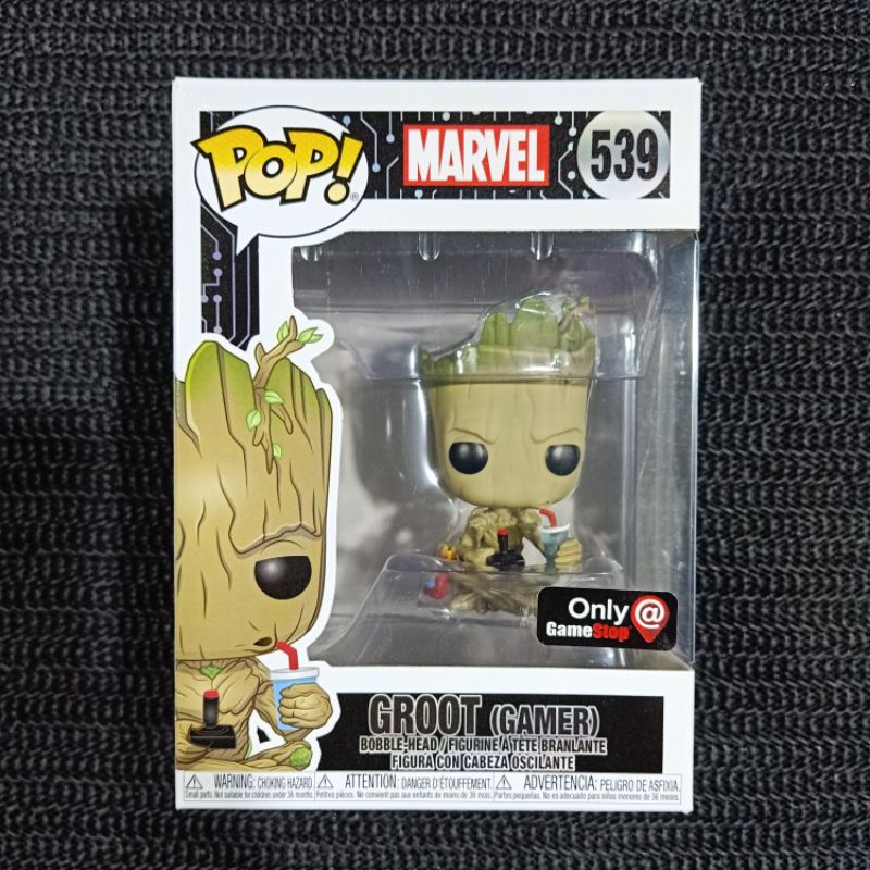 Jual Funko Pop! MARVEL : GROOT (GAMER) #539 (Only at GameStop) | Shopee ...