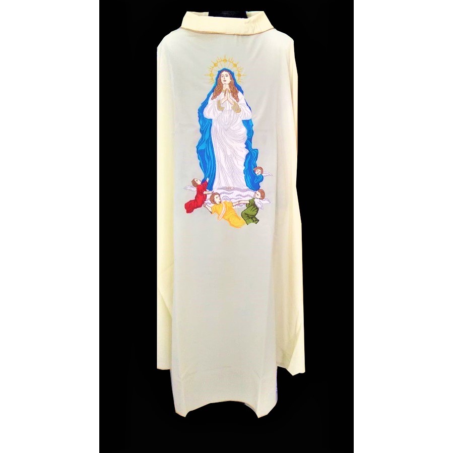Jual Jubah Imam Katolik/Kasula Pastor/Kasula Bordir Bunda Maria M1 ...