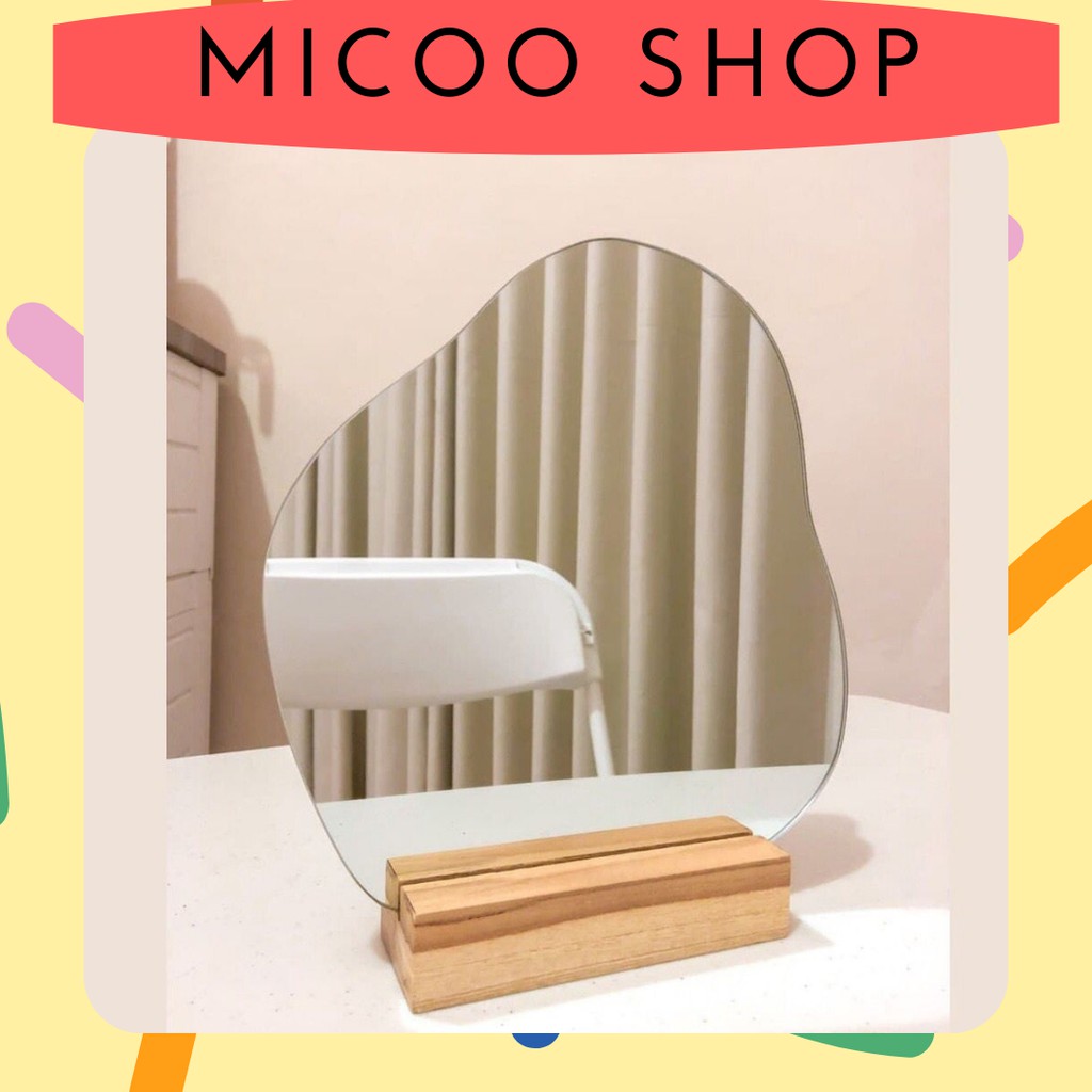 Jual [MICOO] Cermin Estetik / Aesthetic Mirror / Mirror Wave Shape | Shopee Indonesia