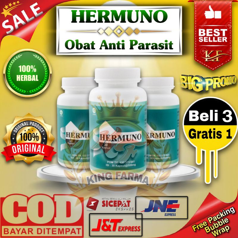 Jual HERMUNO ORIGINAL 100% OBAT PARASIT PEMBASMI BAKTERI DALAM TUBUH ...