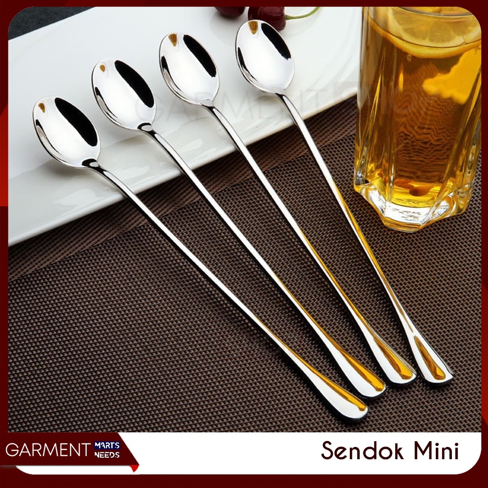 Jual Sendok Pengaduk Minuman Kopi Teh Stainless Steel Gagang Panjang ...