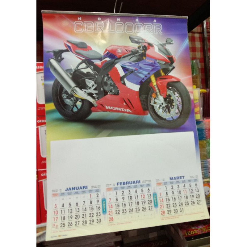Jual KALENDER DINDING TRI WULAN 3 BULAN 4 LEMBAR ( ISI 10 SET KALENDER ...