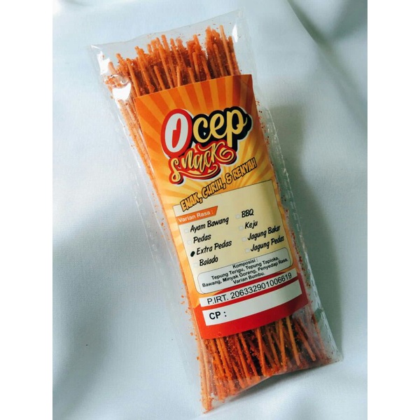 Jual mie lidi 35gr ocep Snack enak gurih dan renyah anti keras ocep snack | Shopee Indonesia