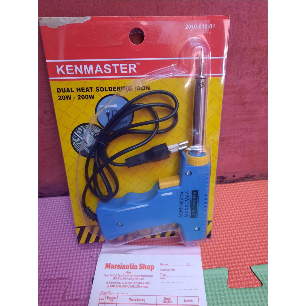 Jual Solder 20-200W / Kenmaster Dual Heat Soldering Iron | Shopee Indonesia