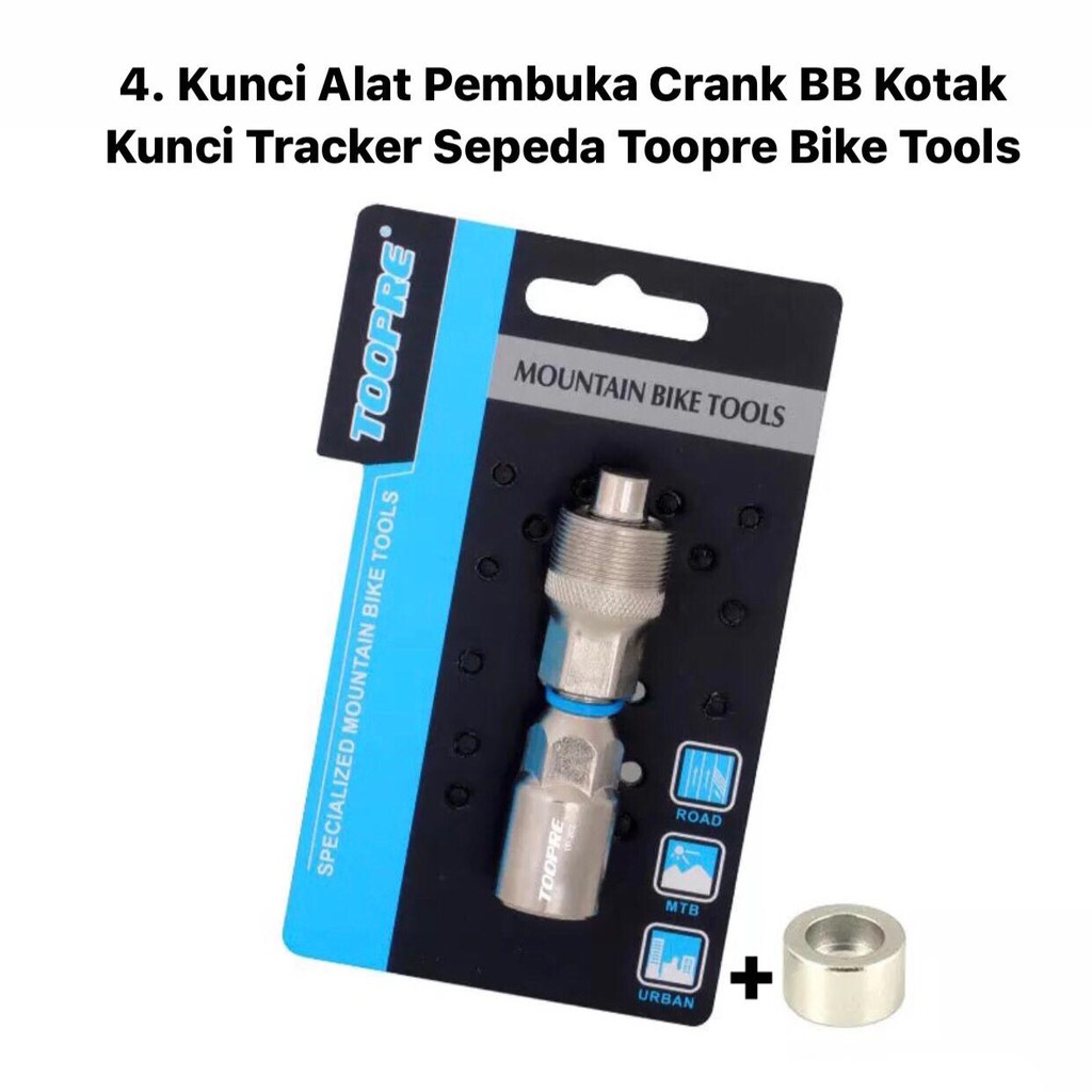 Jual Kunci Alat Pembuka Crank BB Kotak Kunci Tracker Sepeda Toopre Bike ...