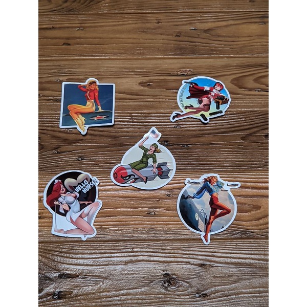 Jual Stiker Pin Up Girl Sexy Eropa Style Stiker Sexy Girl Stiker Vespa Motor Retro Stiker Lucu