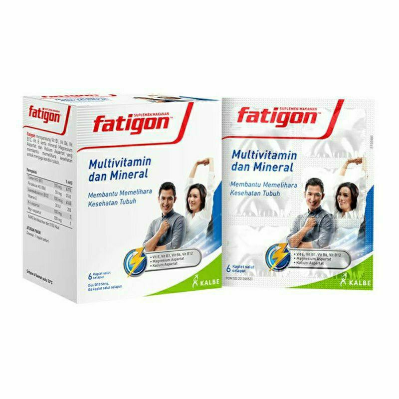Jual Fatigon (per-strip) isi 6 kaplet | Shopee Indonesia
