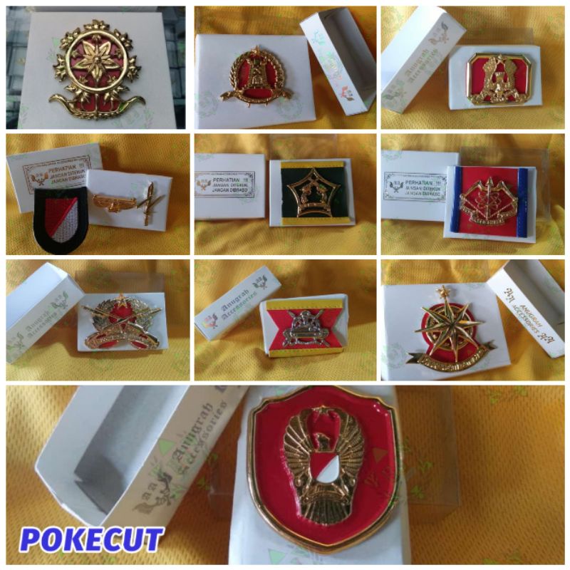 Jual Emblem Baret Ekapaksi Infanteri Kostrad Raider Bekang Zeni Hub ...