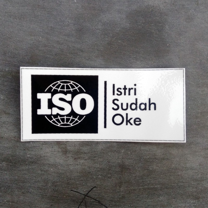 Jual Stiker ISO Istri Sudah OK COD | Shopee Indonesia