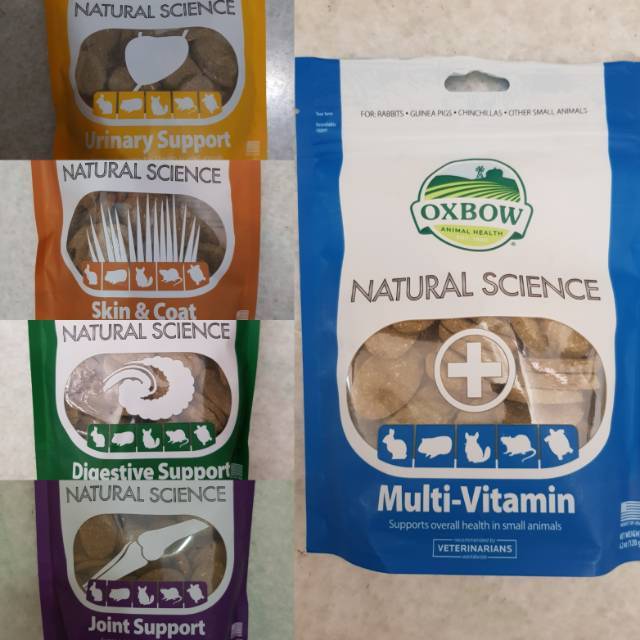 Jual Repack Oxbow Natural Science Multivitamin, Digestive, Skin&Coat ...