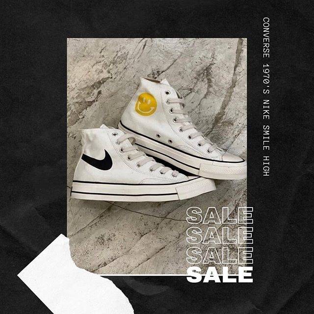 Jual CONVERSE 1970S NIKE SMILE HIGH (GRATIS BOX) | Shopee Indonesia
