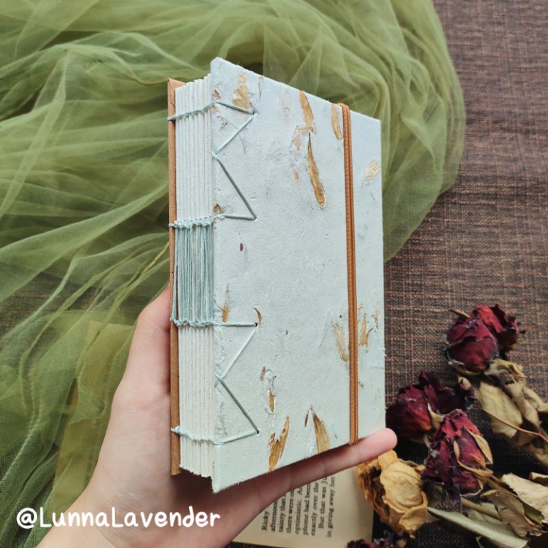 Jual Hardcover Notebook A6 Cover Bunga Krisan 200 Halaman Handmade Old ...