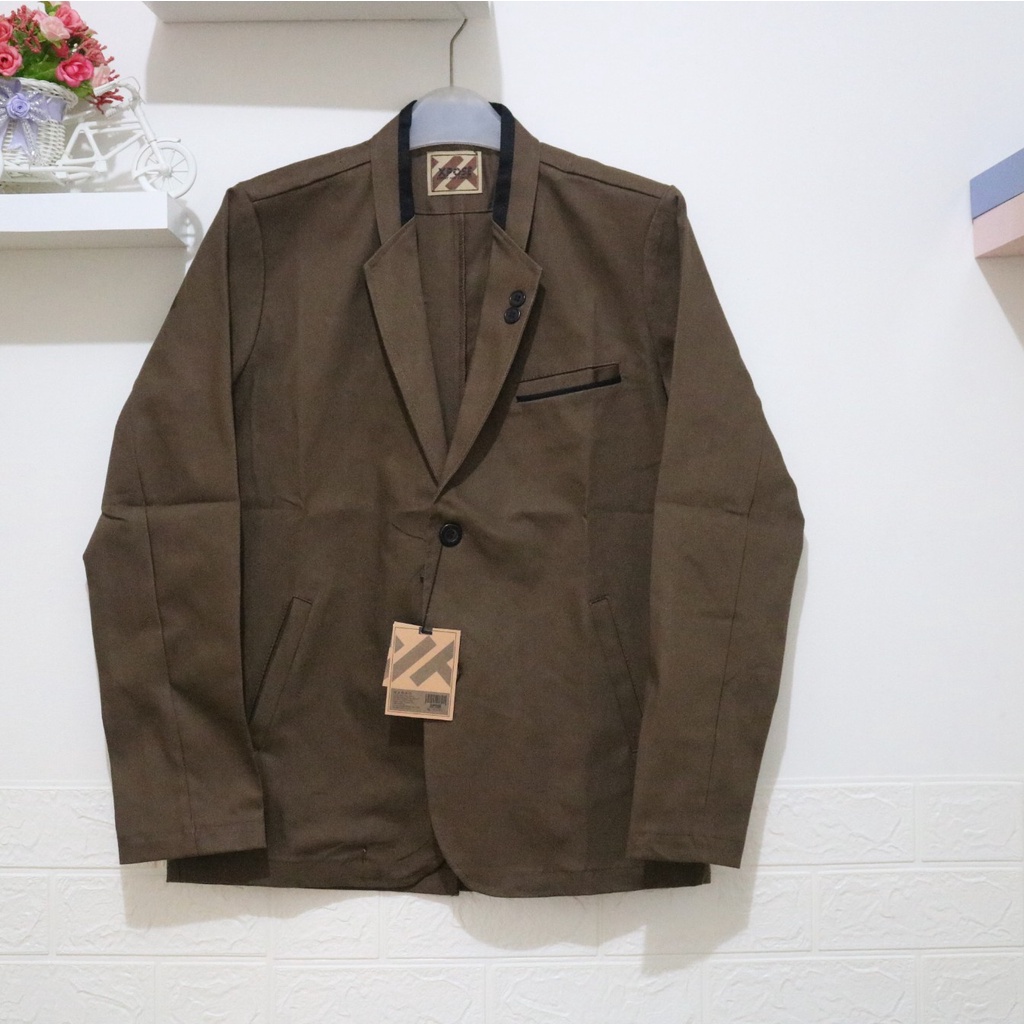 Jual Jas Pria Formal Casual Slimfit Pengantin / Blazer Pria Slim Fit ...