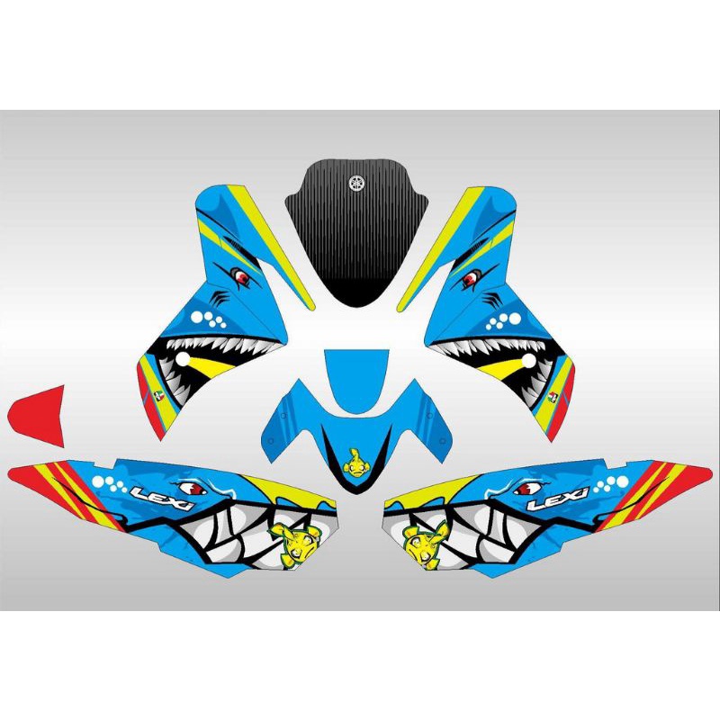 Jual Decal Yamaha Lexi Lexy Full Body Shark / HIU | Shopee Indonesia