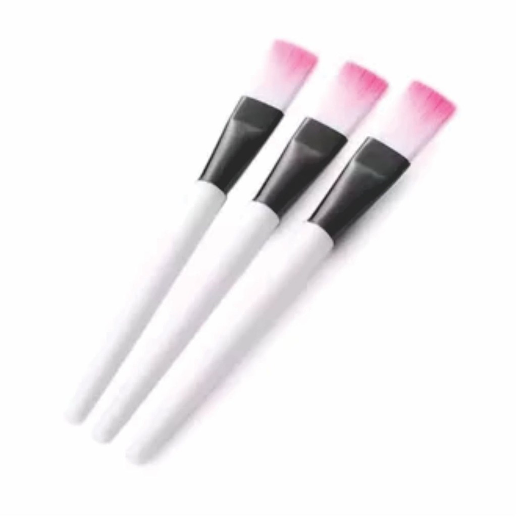 Jual KUAS MAKE UP BULU PINK BRUSH MAKE UP KUAS KUAS MASKER PER PCS ...
