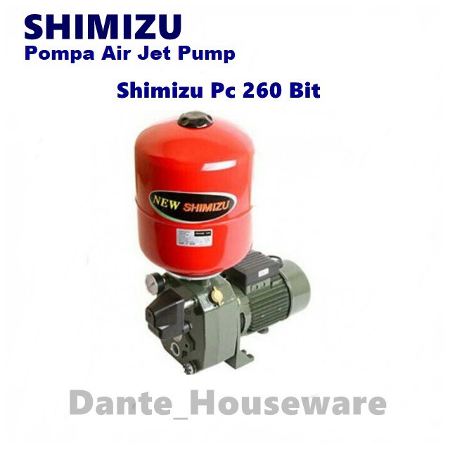Jual SHIMIZU Pompa Air Sumur Otomatis JET PUMP PC-260 BIT (Mesin + Tangki) | Shopee Indonesia