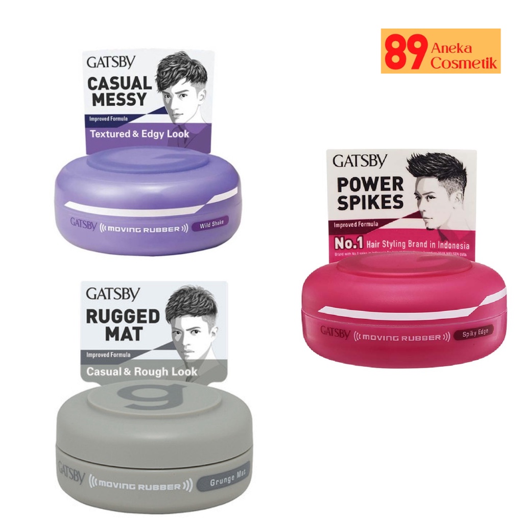 Jual Gatsby Moving Rubber 80g | Hair Styling | Shopee Indonesia