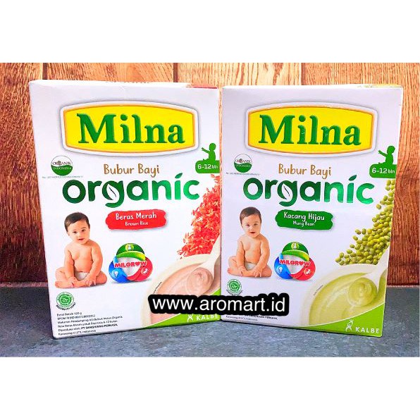 Jual Milna Bubur Bayi Organik - 120g | Shopee Indonesia