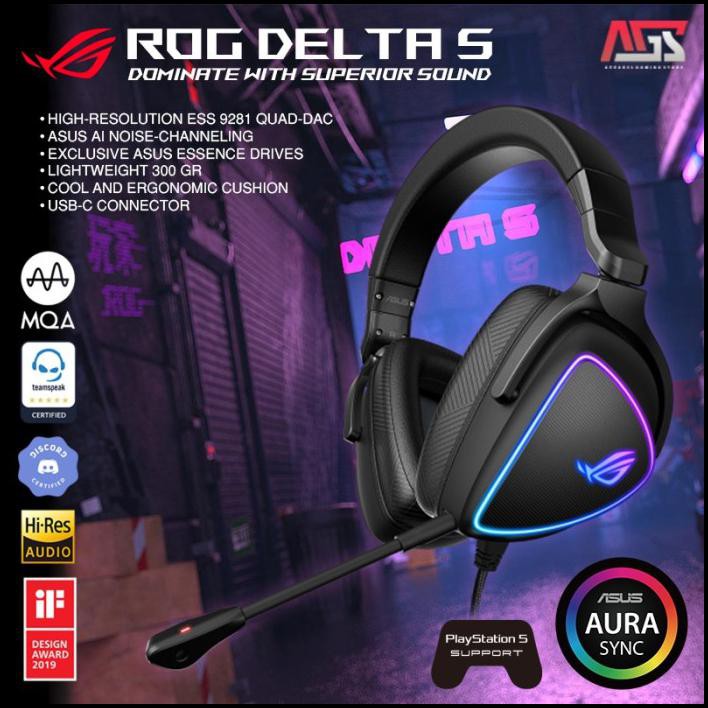 Jual Asus Rog Delta S Rgb- Gaming Headset Headphone Termurah | Shopee ...