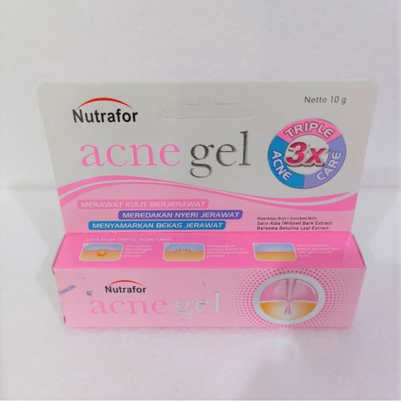 Jual Nutrafor Acne Gel 10g | Shopee Indonesia