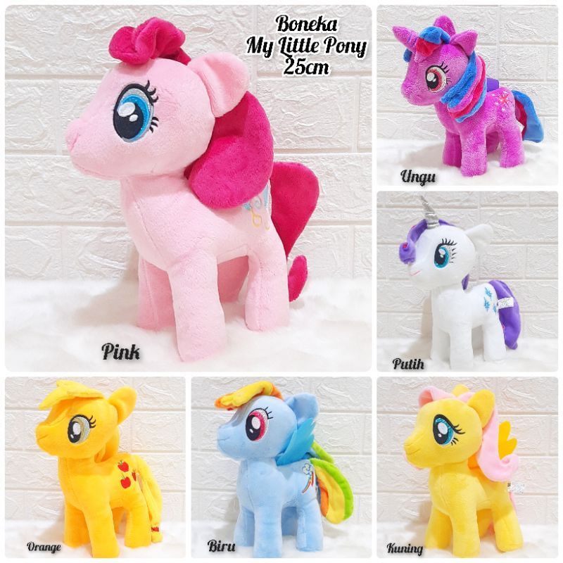 Jual Boneka Karakter Kuda Pony W/Rattle Digoyang Bunyi Kerincingan My ...