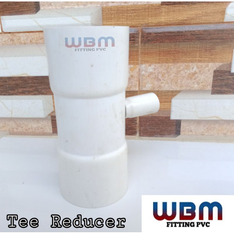 Jual Fitting pvc tee reducer 3 ke 1/2 inchi putih | Shopee Indonesia