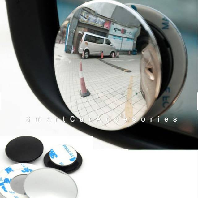 Jual Kaca Spion Bulat Mini Cembung Blind Spot Mirror Wide Angel Mobil ...