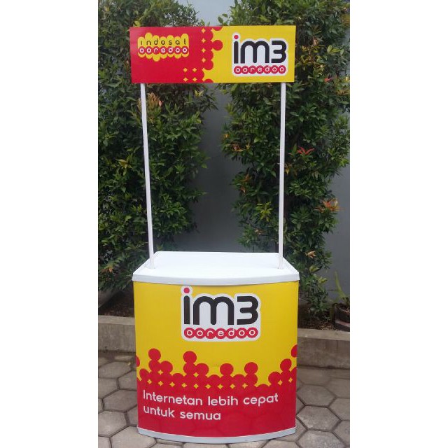 Jual MEJA PROMOSI / EVENT DESK Meja Booth Portable Sticker HI Ress ...