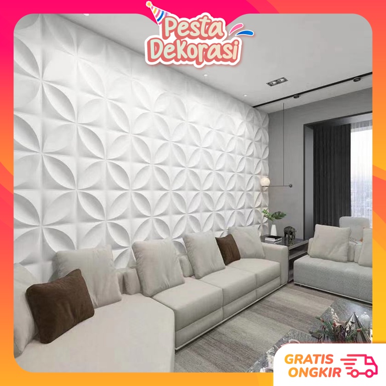 Jual Dekorasi - H5430 Stiker Wallpaper Dinding PVC 3D 30x30cm & 50x50cm ...
