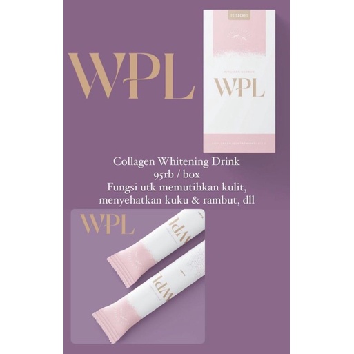 Jual Collagen Whitening Drink by WINNY PUTRI LUBIS (WPL) | Shopee Indonesia
