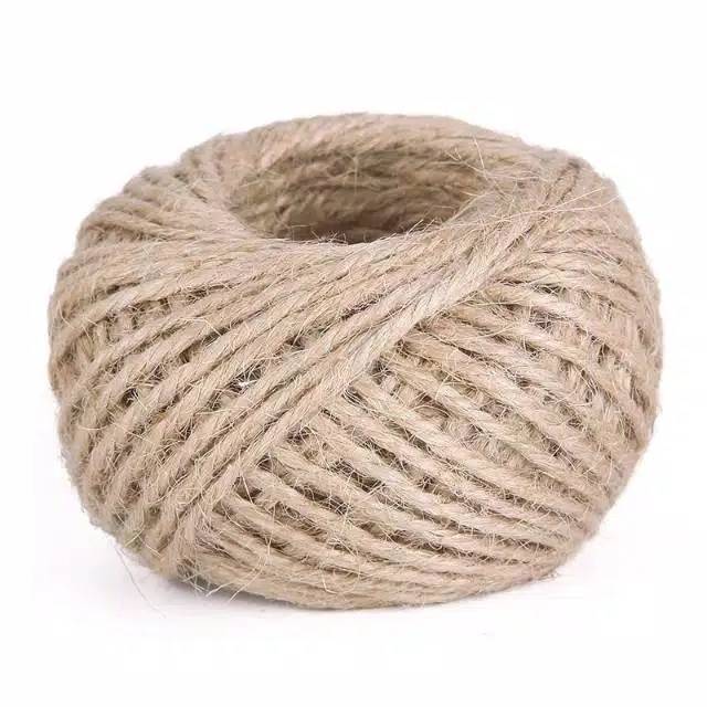 Jual TALI RAMI / TALI GONI / JUTE ROPE ( 3 ply ) | Shopee Indonesia