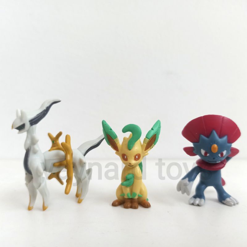 Jual Arceus Figure Leafeon Figure Weavile Figure Pokemon Set Figure Isi ...