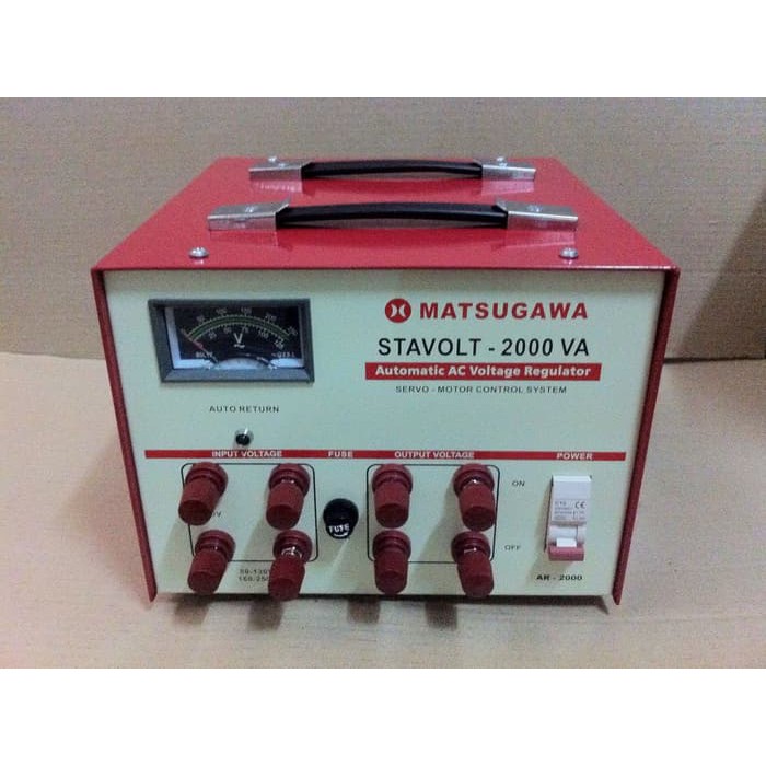 Jual STAVOLT MATSUGAWA AR 2000 SERVO MOTOR | Shopee Indonesia