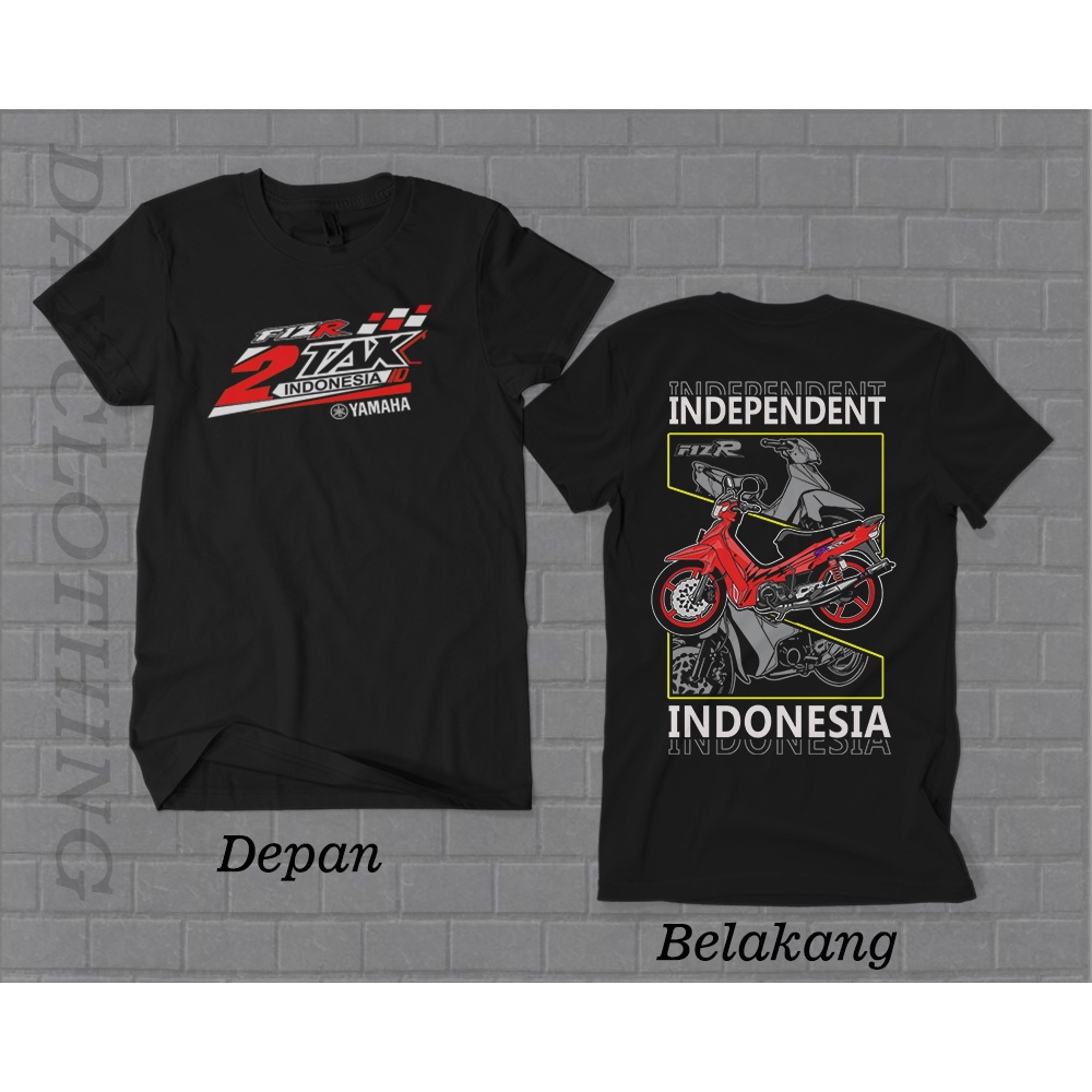 Jual Kaos Pria Wanita Motor F1ZR 2tax indonesia fizr independent depan ...