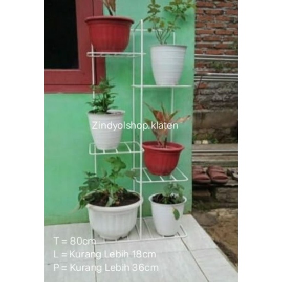 Jual RAK BUNGA ZIG ZAG/RAK BUNGA SERBAGUNA/RAK BUNGA BESI | Shopee ...