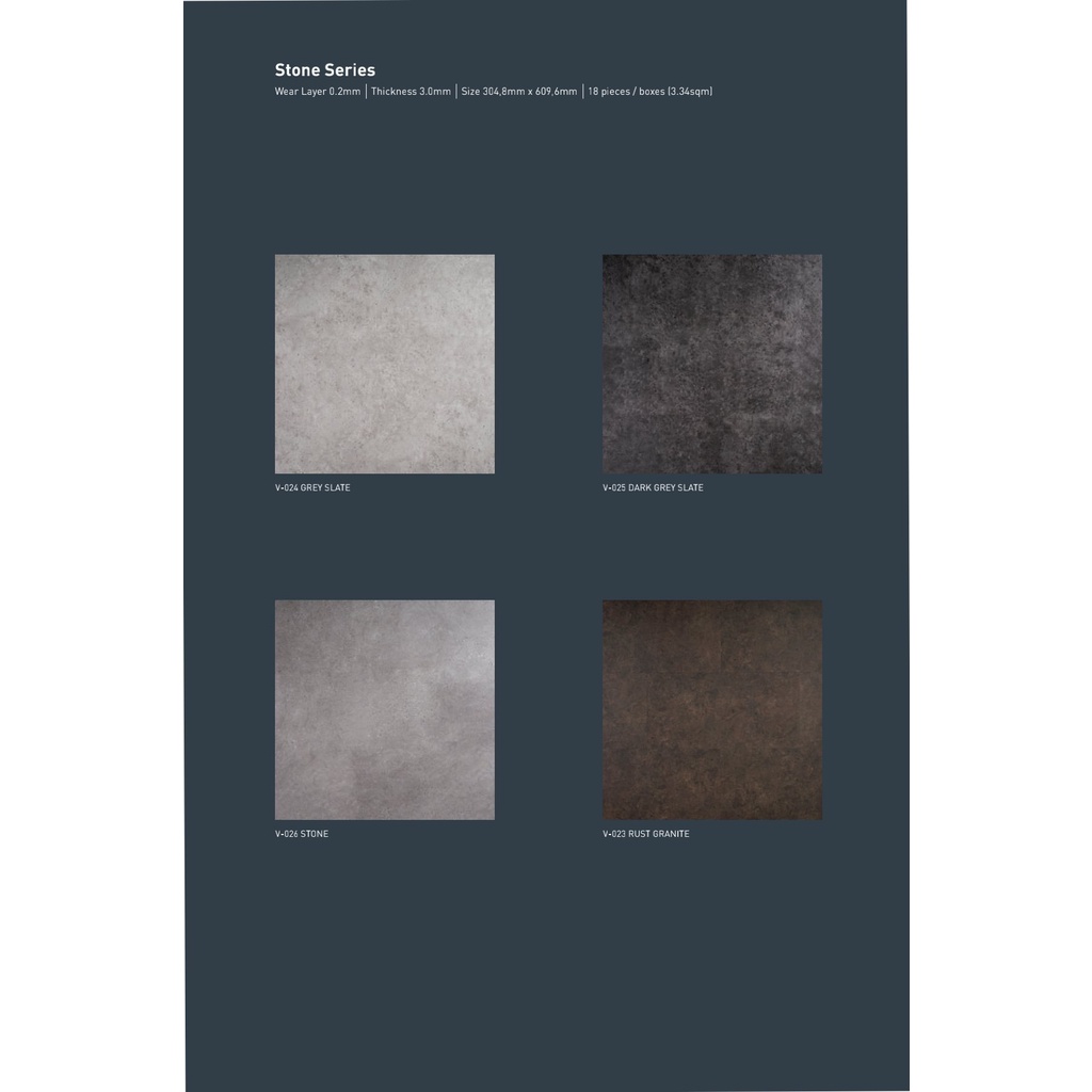 Jual Vinyl Tile Taco Stone 3mm | Shopee Indonesia