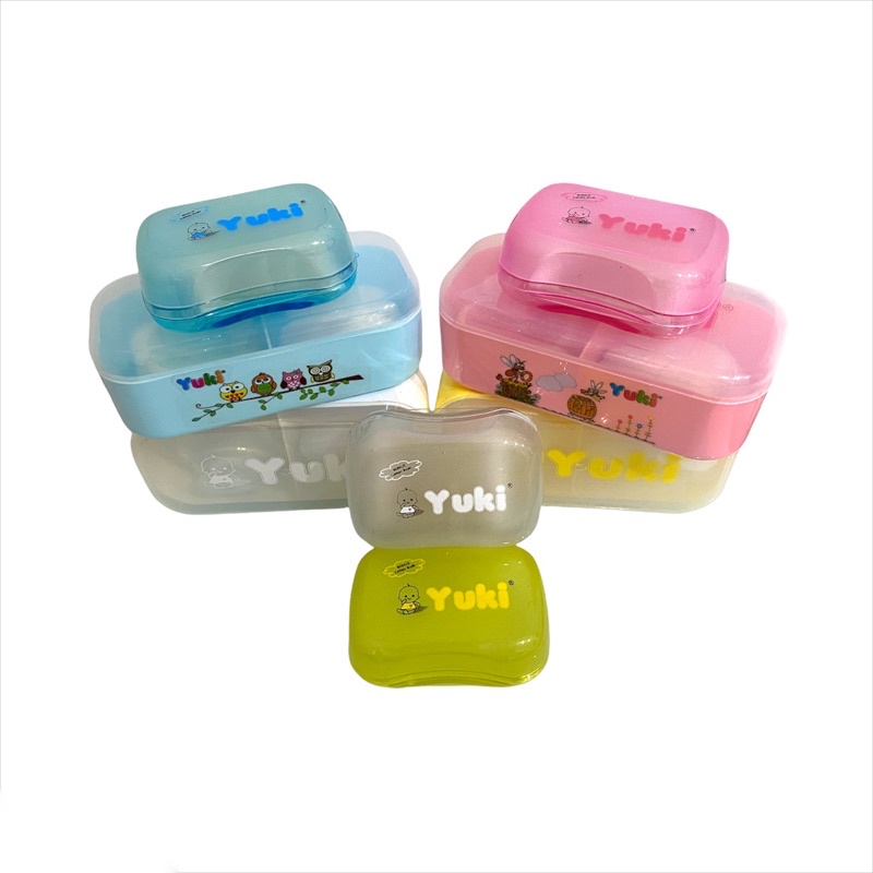 Jual YUKI Set Baby Powder Case - Tempat Bedak Bayi 2 in 1 Persegi ...