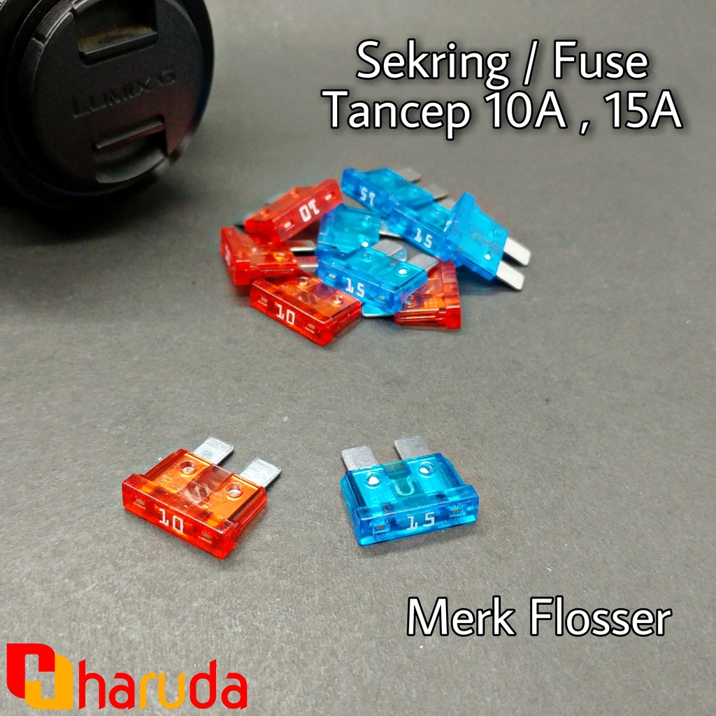 Jual Sekring Tancap Standar / Fuse Tancep Merk Flosser | Shopee Indonesia