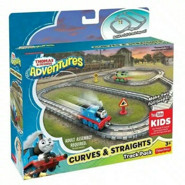 Jual Thomas and Friends Adventure Curves and Straights Fisher Price ...