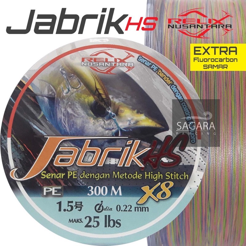 Jual Senar Pe Jabrik HS X8 300 Meter Relix Nusantara | Shopee Indonesia