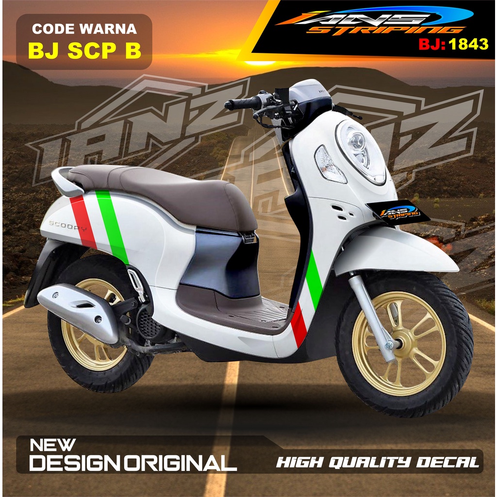 Jual STIKER SCOOPY FULL BODY / STIKER SCOOPY FULL BODY / STIKER MOTOR ...