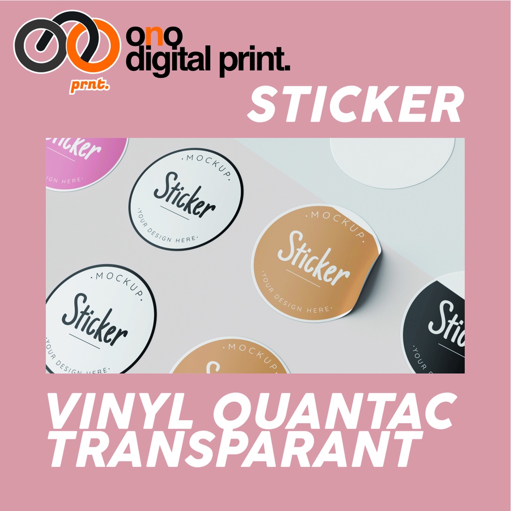 Jual Cetak Sticker Quantac Transparan/ Print Sticker Vinyl Quantac ...