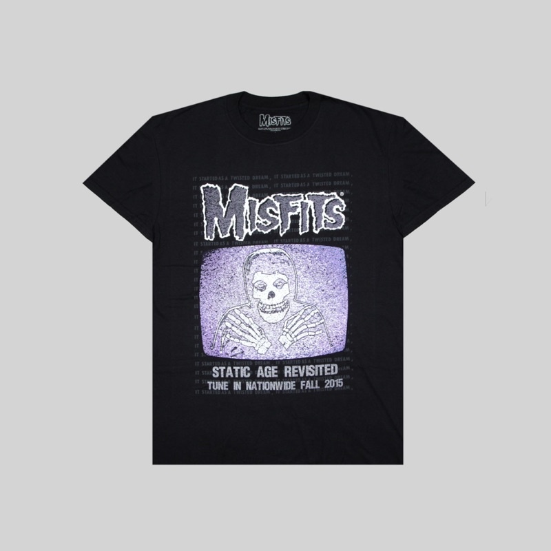 Jual TS MISFITS - STATIC ( ROCK MERCH ) | Shopee Indonesia