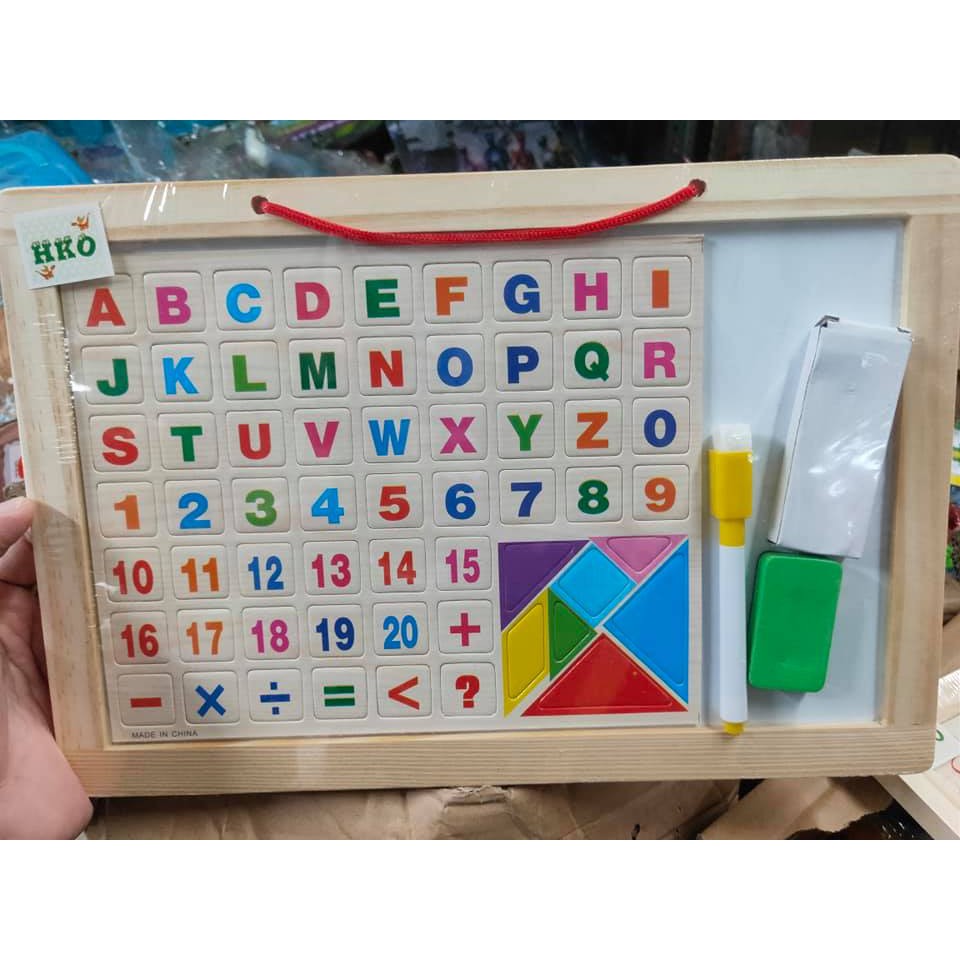 Jual Papan Tulis Magnet ABC 2 Sisi Learning Board Magnetic Education ...