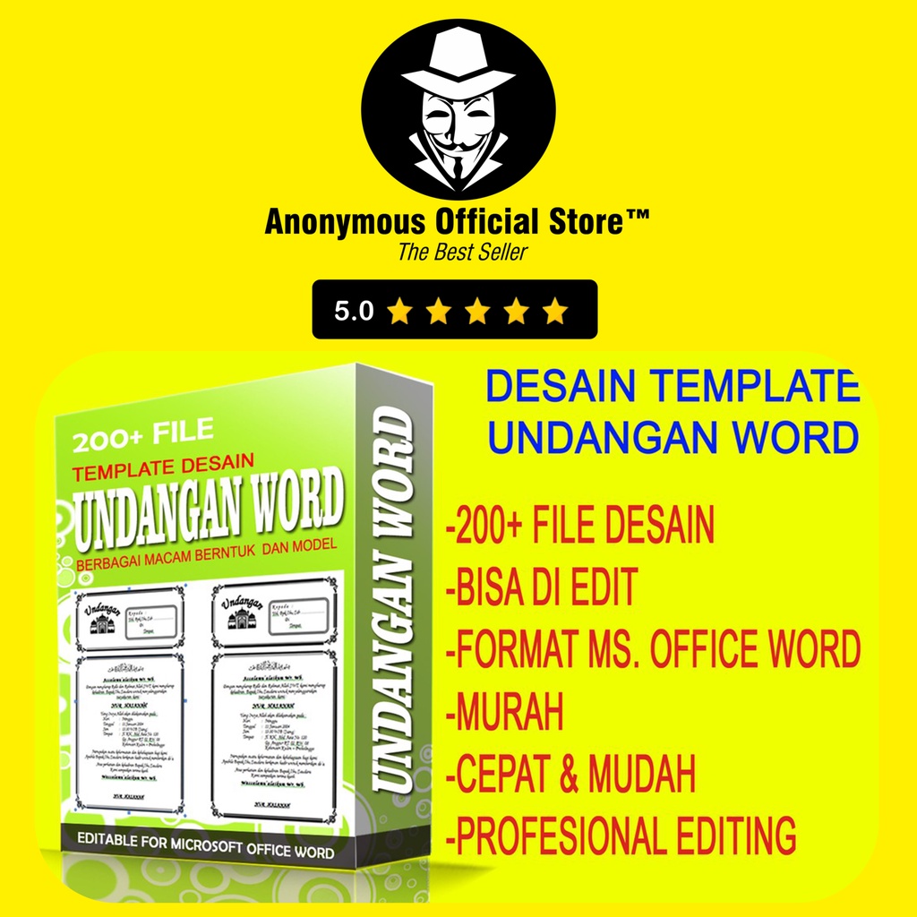 Jual KOLEKSI TEMPLATE DESIGN UNDANGAN INVITATION DESAIN FORMAT ...