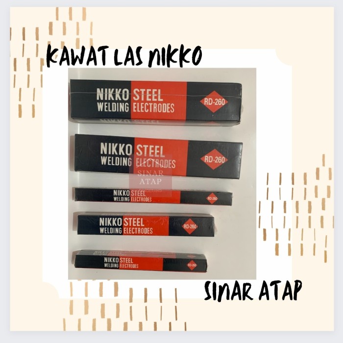 Jual Kawat Las Nikko RD 260 2 mm 1 kg | Shopee Indonesia