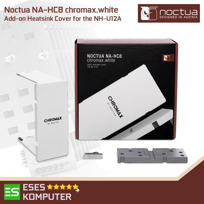 Jual Noctua NA-HC8 Chromax White | Add on Heatsink Cover for NH-U12A ...